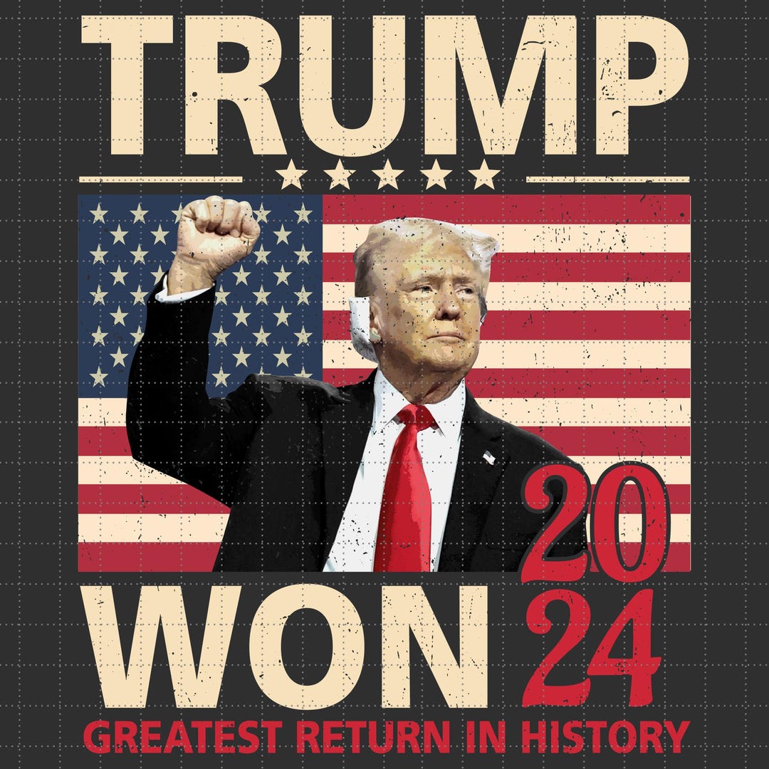 Congratulation Trump PNG, Trump Victory Again, Election 2024, Make ...