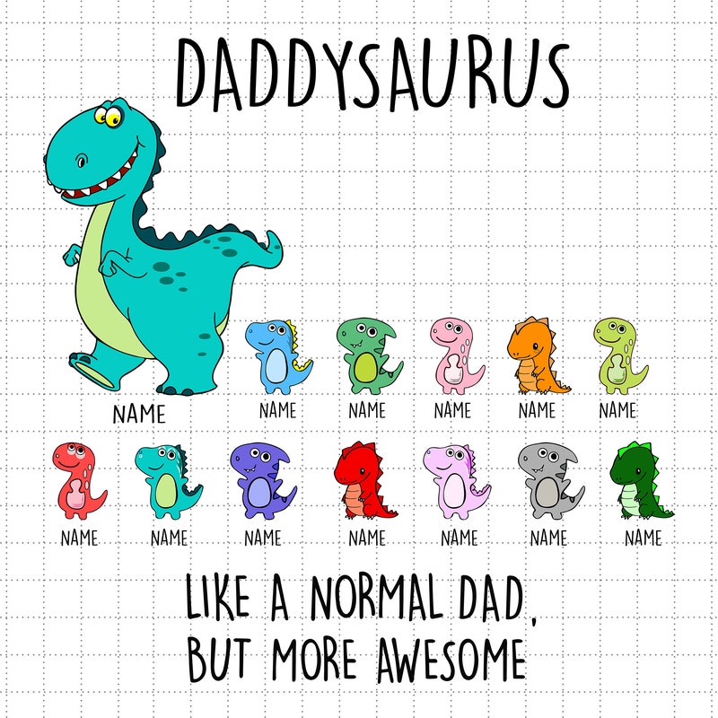 Daddysaurus - Etsy