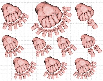 Bundle Fist Bump Set Png, Father's Day Png, Father Hands and Baby Kid ...
