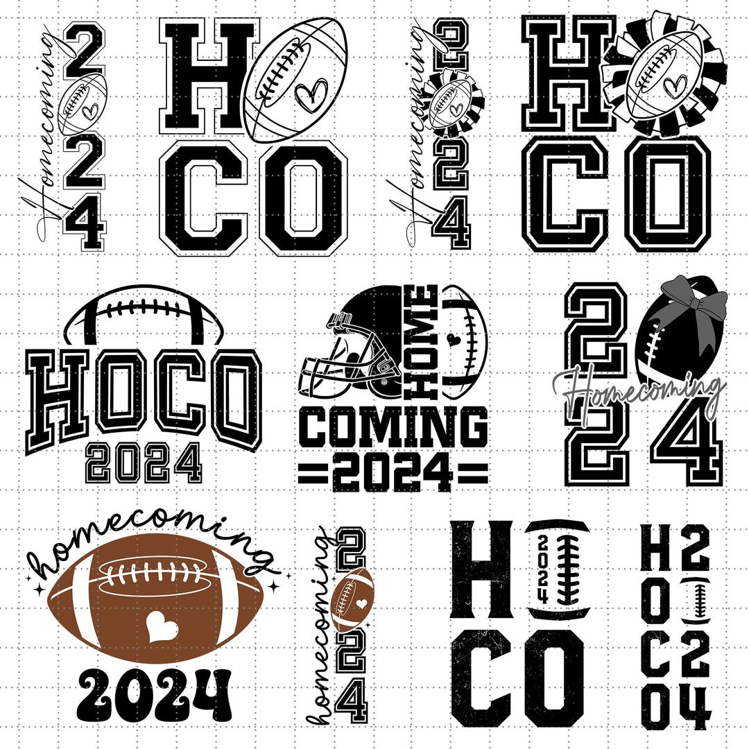 Hoco 2024 Svg Png, Homecoming 2024 Svg, Homecoming Svg Png, Hoco Png ...