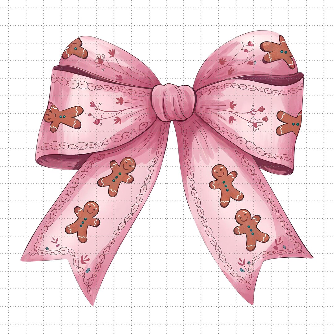 Christmas Coquette Bow Png, Coquette Christmas Png, Pink Christmas ...