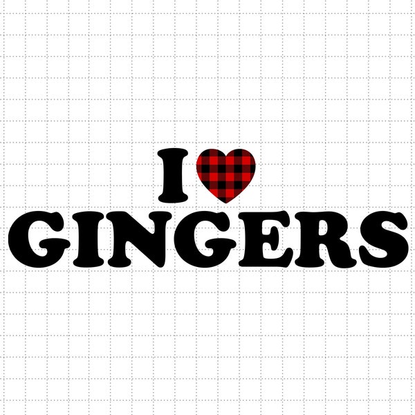 I Love Ginger Shirt - Etsy