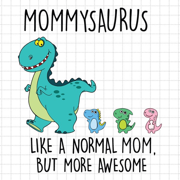 Mommysaurus Svg - Etsy