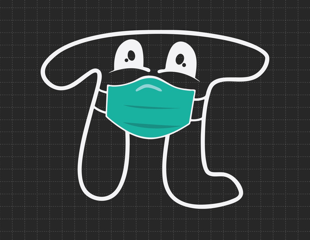 Pi Symbol Wear Mask Svg, Happy Pi Day Svg, Math Teacher Svg, Gift for ...