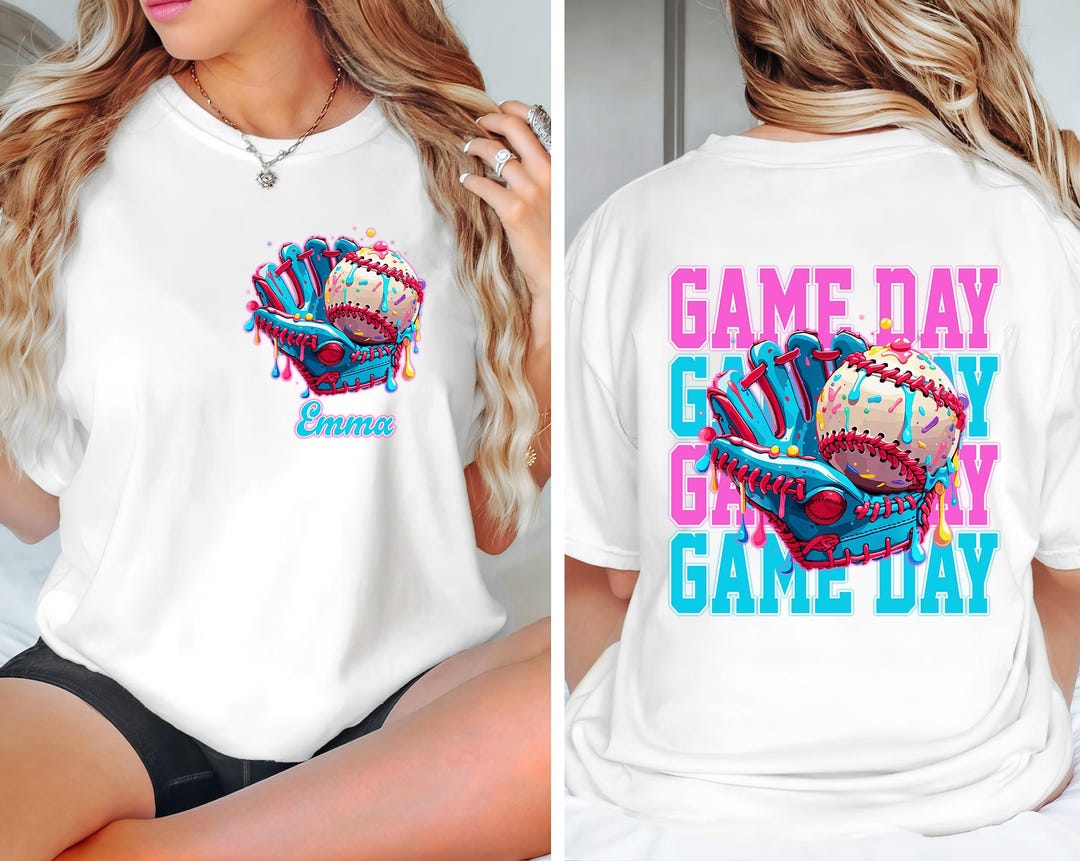 Custom Name Baseball Game Day Drip PNG, Respect the Drip Baseball ...
