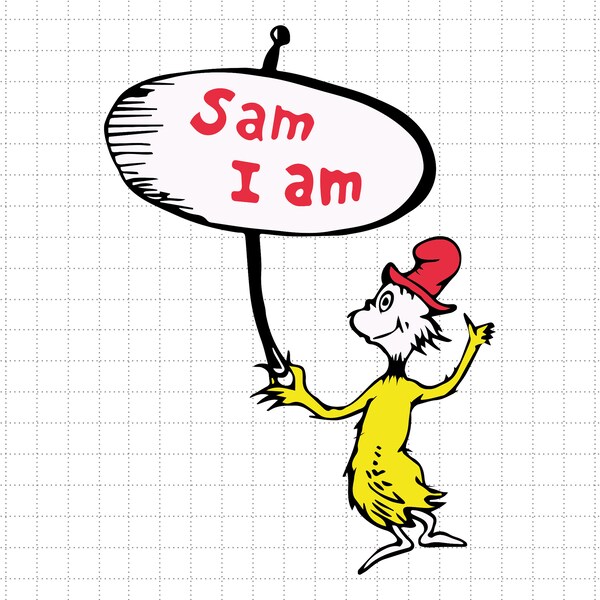 Sam I Am Svg - Etsy