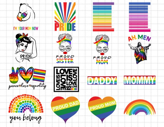 Bundle LGBT Pride Svg Support LGBT Rights Pride Gift for - Etsy