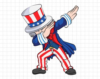 Uncle Sam Dabbing | Etsy