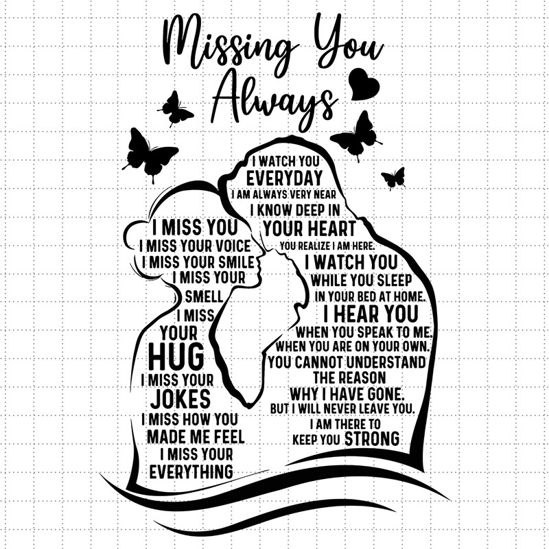 I Miss You Art - Etsy