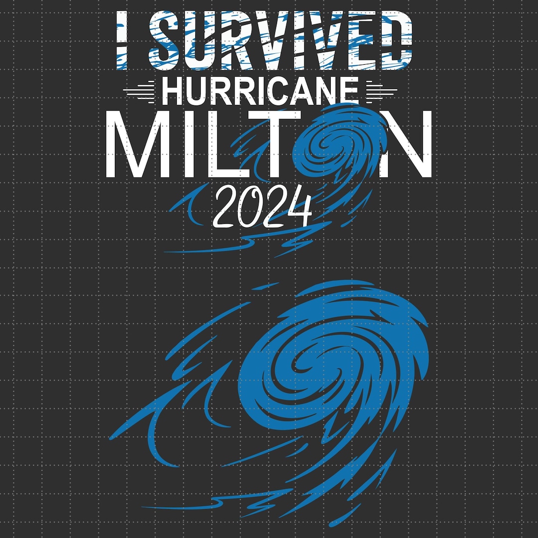 I Survived Hurricane Milton PNG, Florida Tropical Storm, Florida ...
