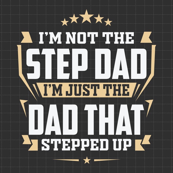 Step Dad Funny Svg - Etsy