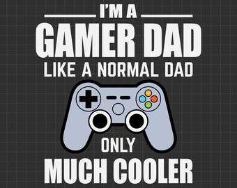 Gaming Dad Svg - Etsy