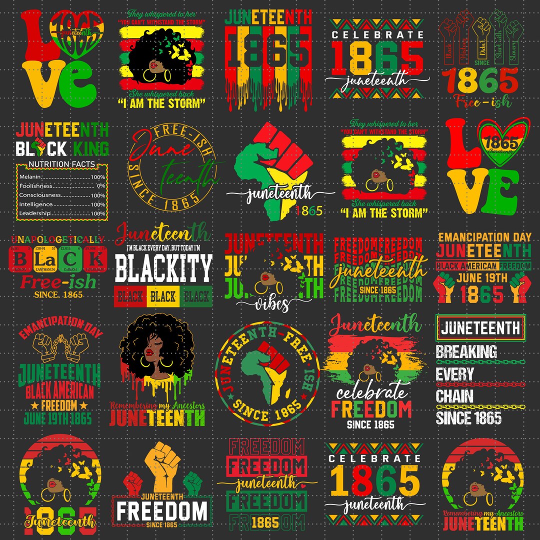 Juneteenth SVG Bundle, Juneteenth 1865 Svg Png, Celebrate Juneteenth ...