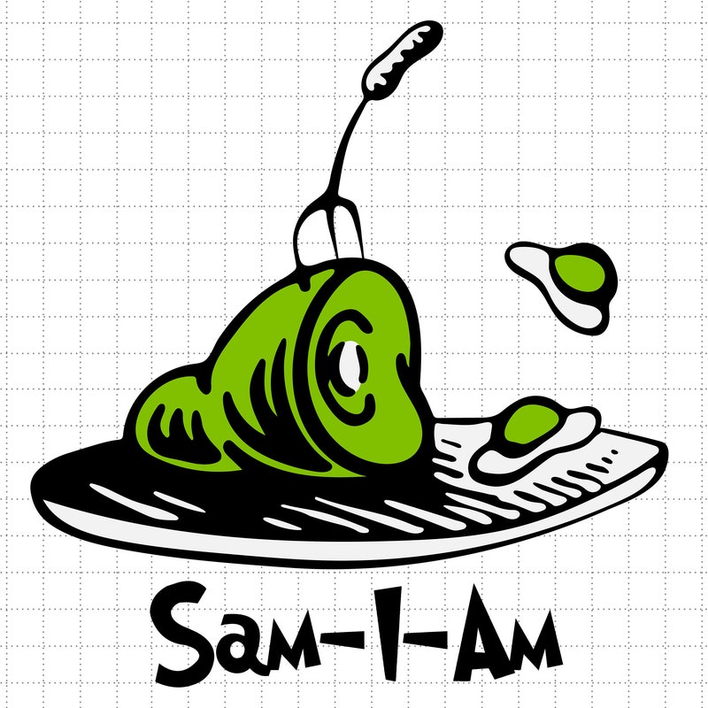 Sam I Am Svg - Etsy