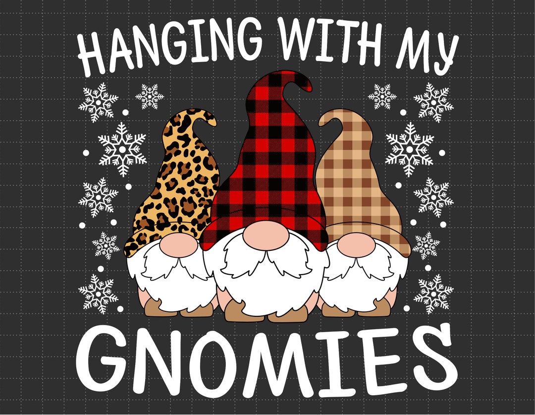 Hanging With My Gnomies Svg Png, Christmas Snowflakes Svg, Christmas ...