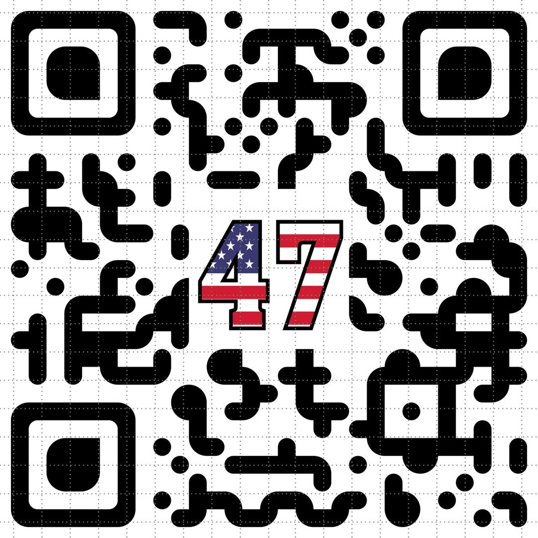 Funny QR President Trump 45/47 Dancing Qr Code Trump is Dancing Trump ...