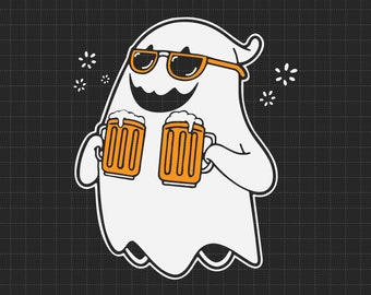 Ghost Drinking Png - Etsy