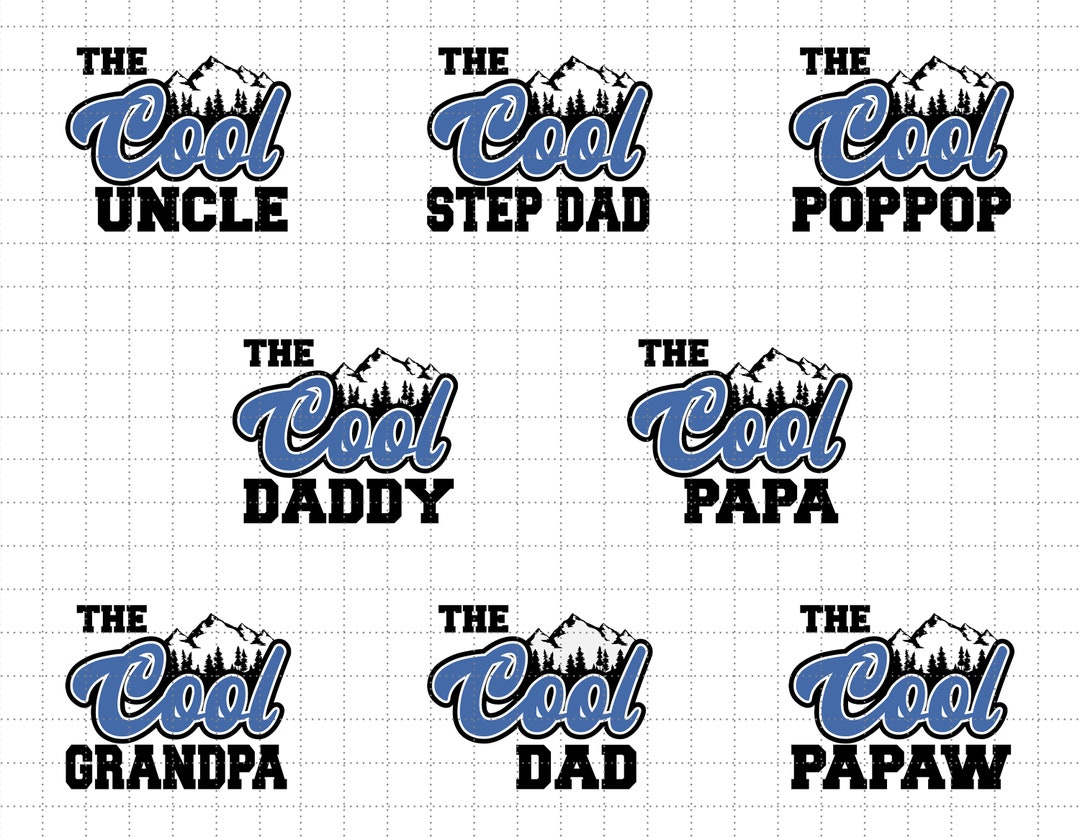 Bundle the Cool Dad Svg, Retro Dad Svg, Happy Father's Day Svg, Funny ...