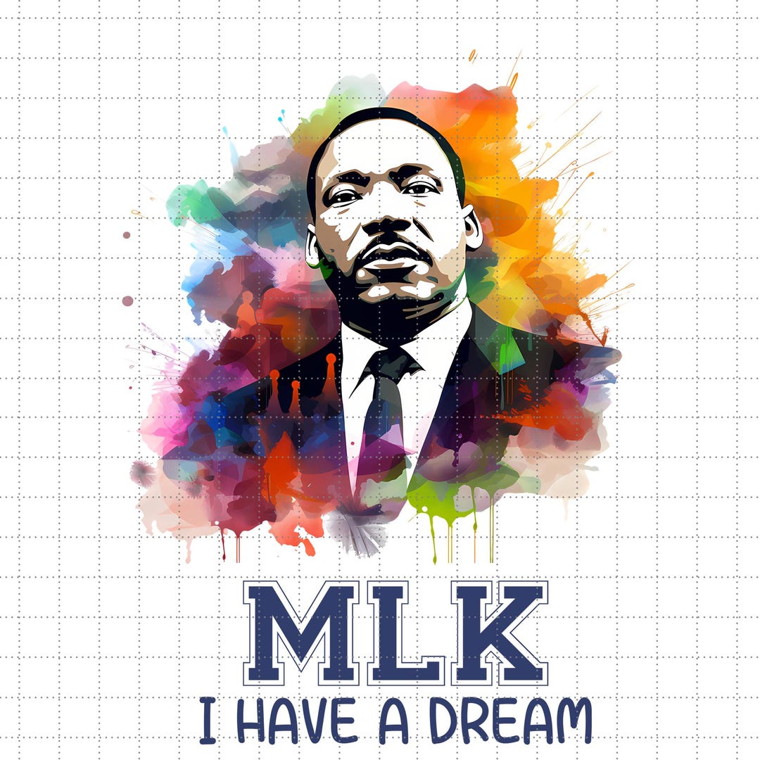 Watercolor Martin Luther King Png, Black History Png, African American ...