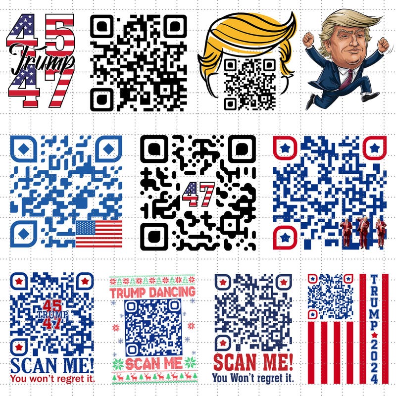 Trump Dance Qr Code - Etsy