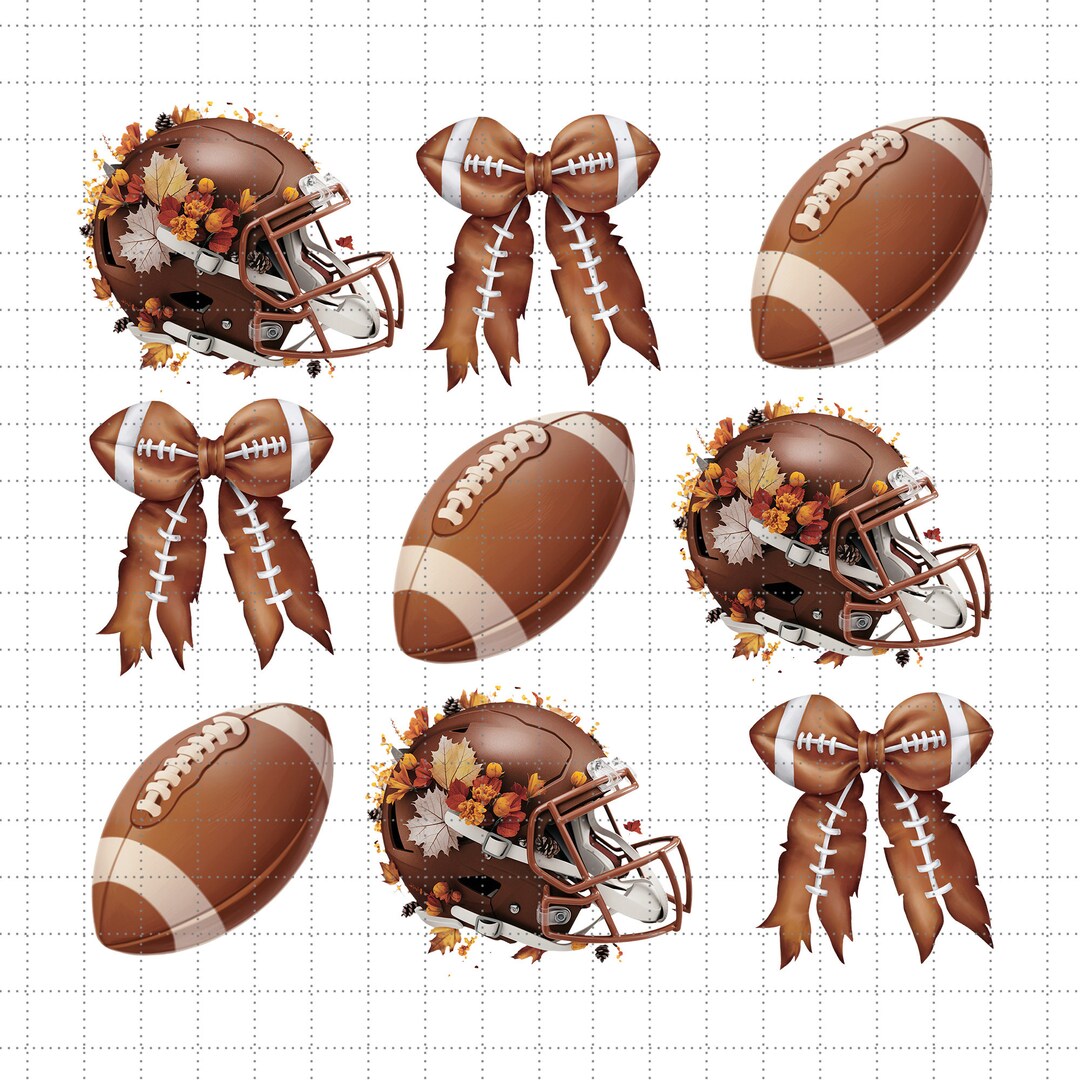 Coquette Football Png, Football Bow Png, Football Mom Png, Football Png ...