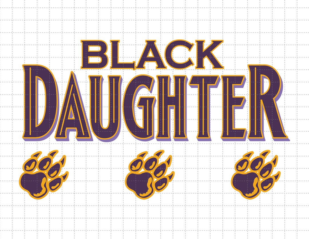 Black Daughter Kids Names Svg, Personalized Black Daghter Kid Name Svg ...