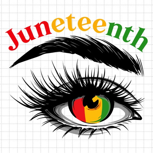 Juneteenth Eye SVG black History Svg Juneteenth Day Svg - Etsy