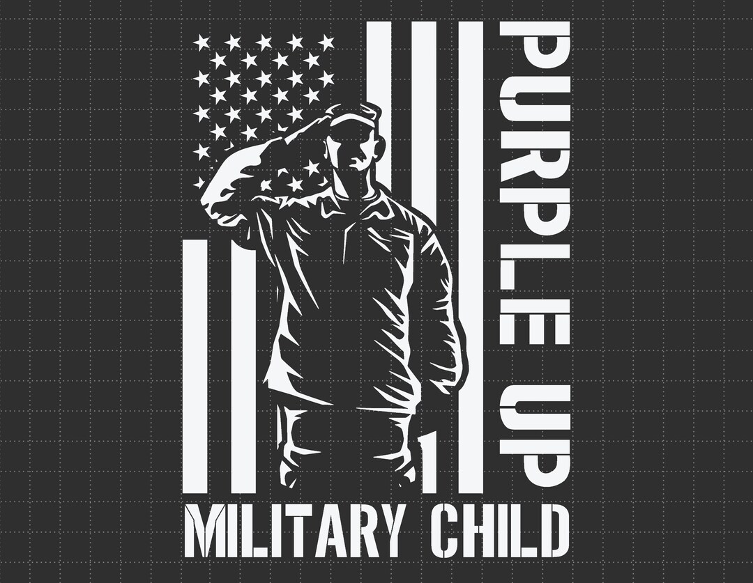 Military Soldier Svg, Military Kids Svg, Purple up Svg, Veteran of US ...