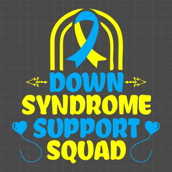 Down Syndrome Support Squad Canvas - Etsy