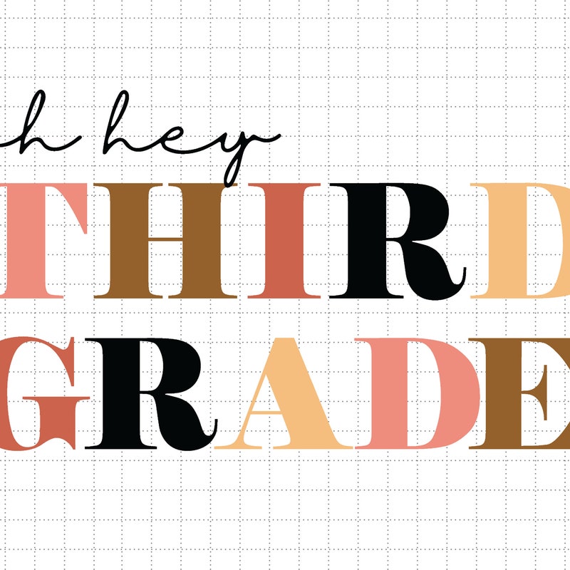 Third Grade - Etsy