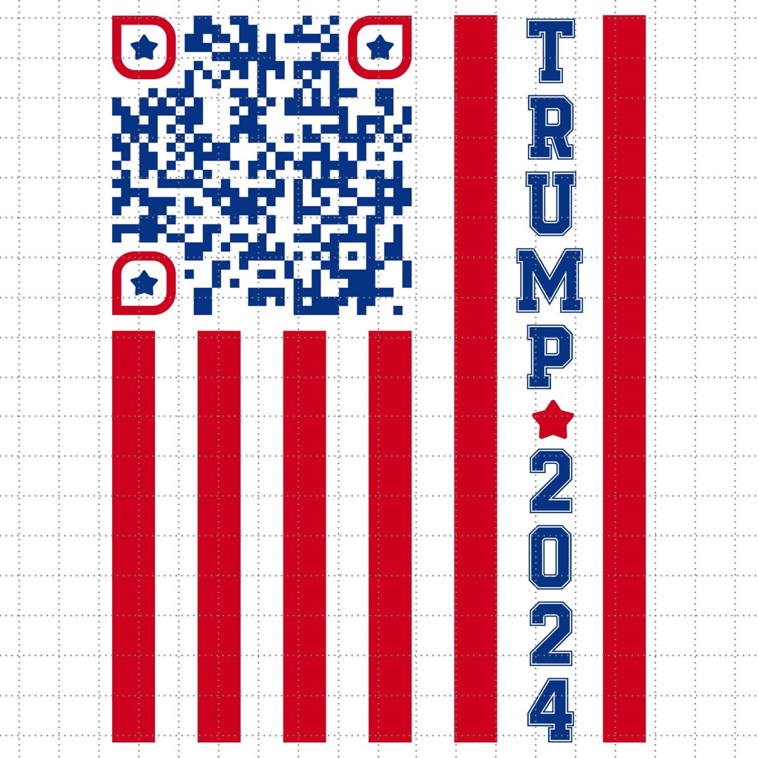 Funny QR President Trump 45/47 Dancing Qr Code Trump is Dancing Trump ...