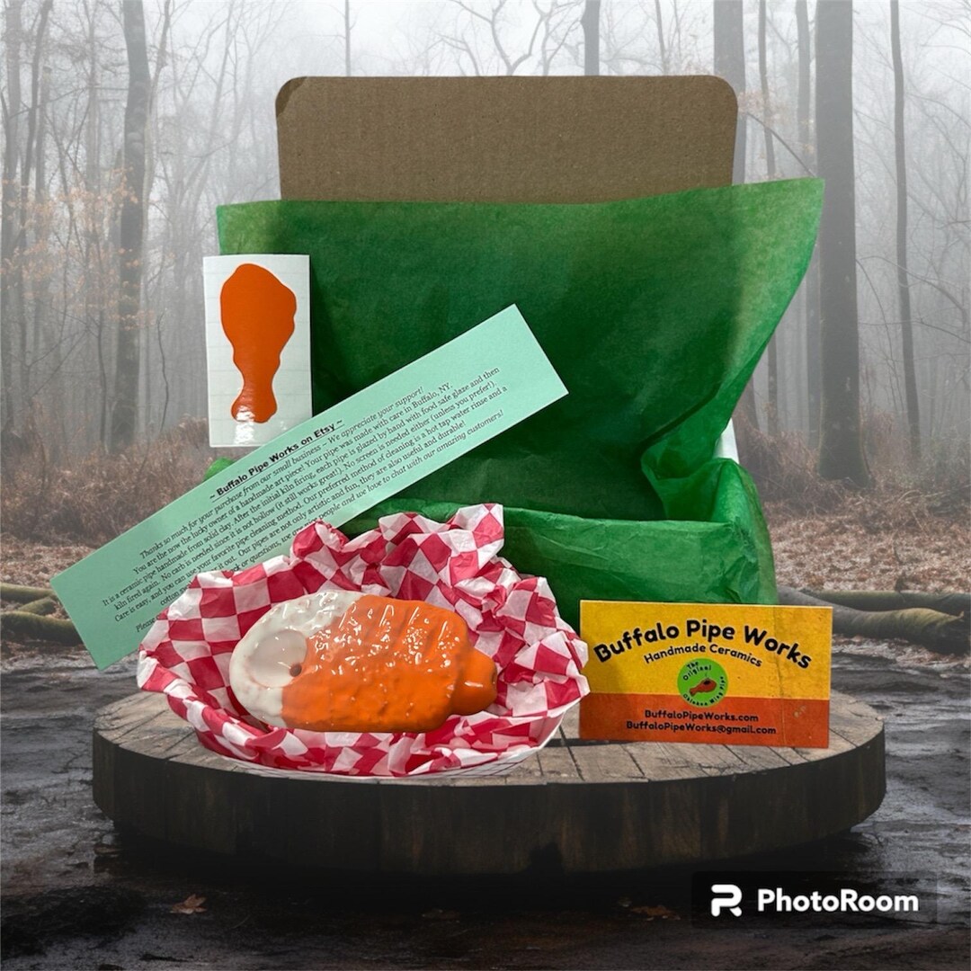 BLUE CHEESE DIPPED Flat Style Version of the Original Ceramic Chicken ...