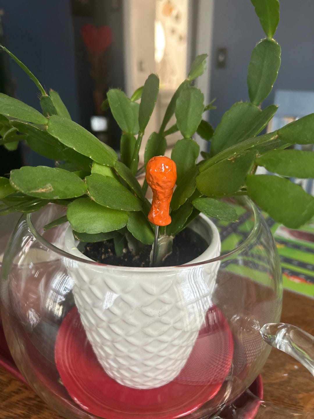 POKER STICK: Chicken Wing Drum Style! Fun, Handmade Ceramic Glazed Wing ...