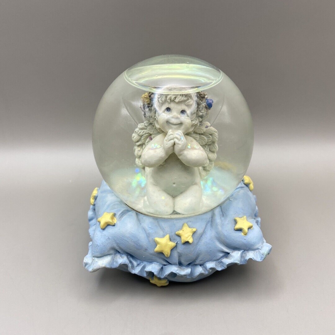 VTG Dreamsicles Praying Cherub Glitter Snow Globe Angel Figurine Westland D6501 - Etsy