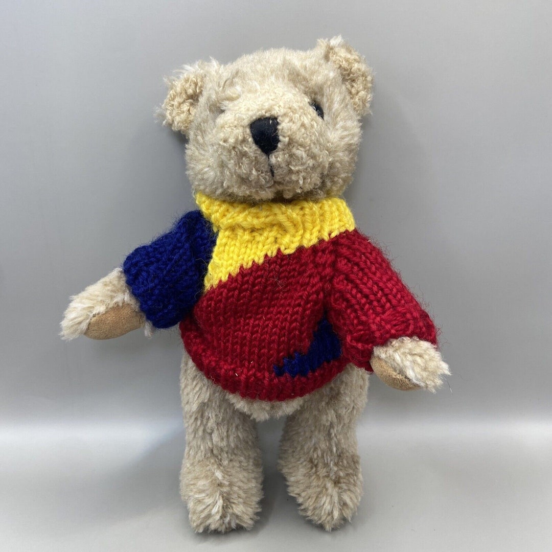 Vintage 2000 Hugfun Jointed Teddy Bear Plush Stuffed Animal - Etsy