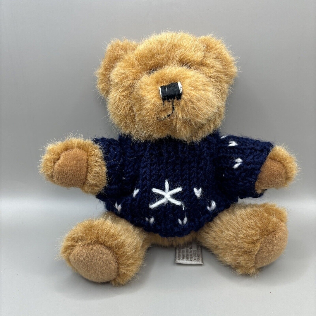 Hugfun International Brown Teddy Bear Christmas Sweater Plush Stuffed ...