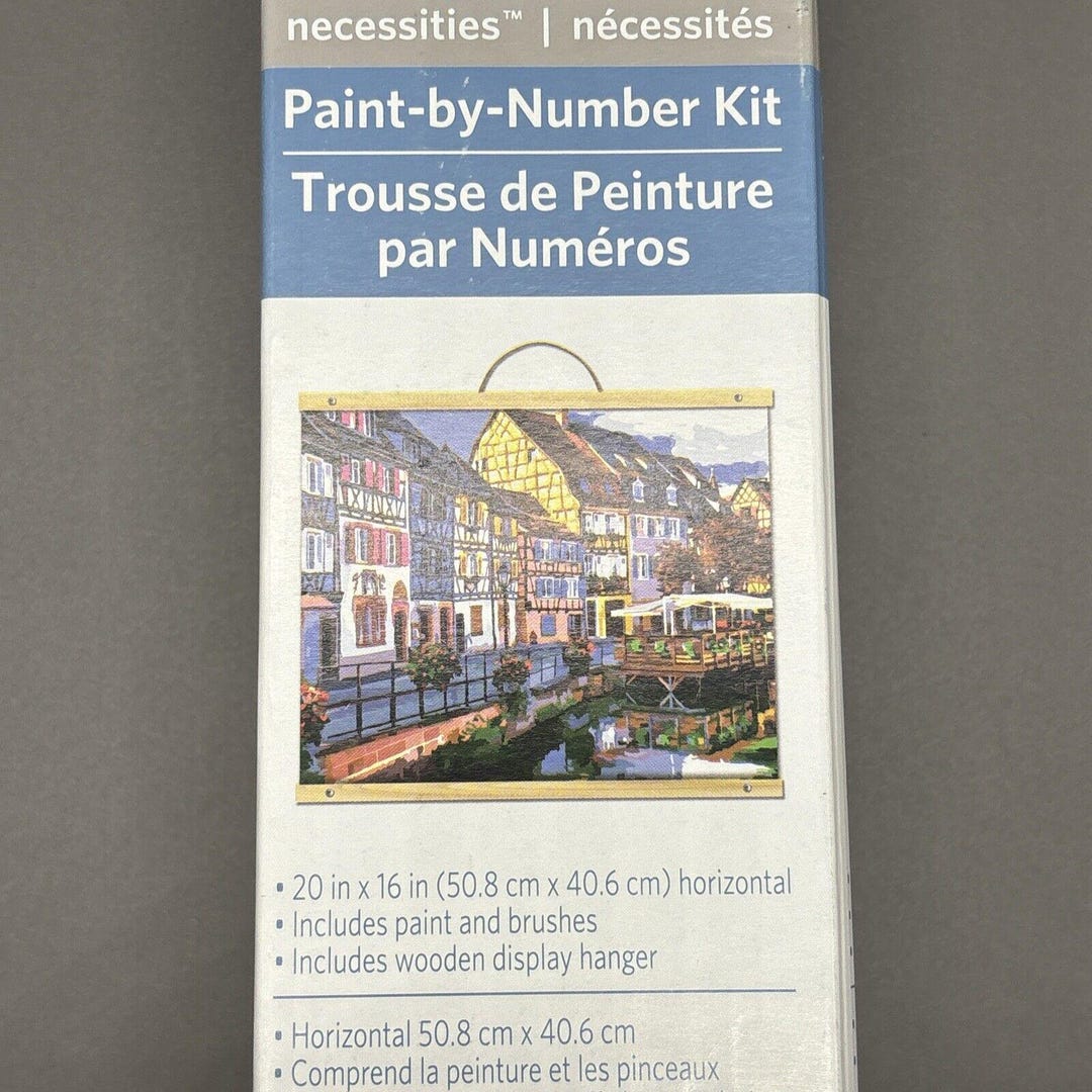 River Village Paint-by-number Kit by Artist's Loft Necessities 20 in X ...