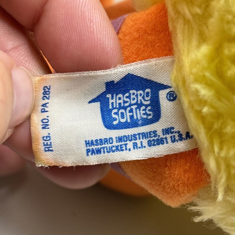 Vintage Hasbro Softies 12 Baby Big Bird Plush Sesame Street Muppets ...