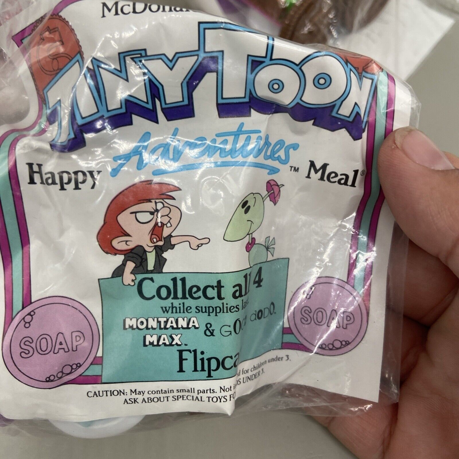 Vintage 1990 Mcdonalds Happy Meal Toys Warner Bros Tiny Toons Flip Cars Lot of 3 - Etsy