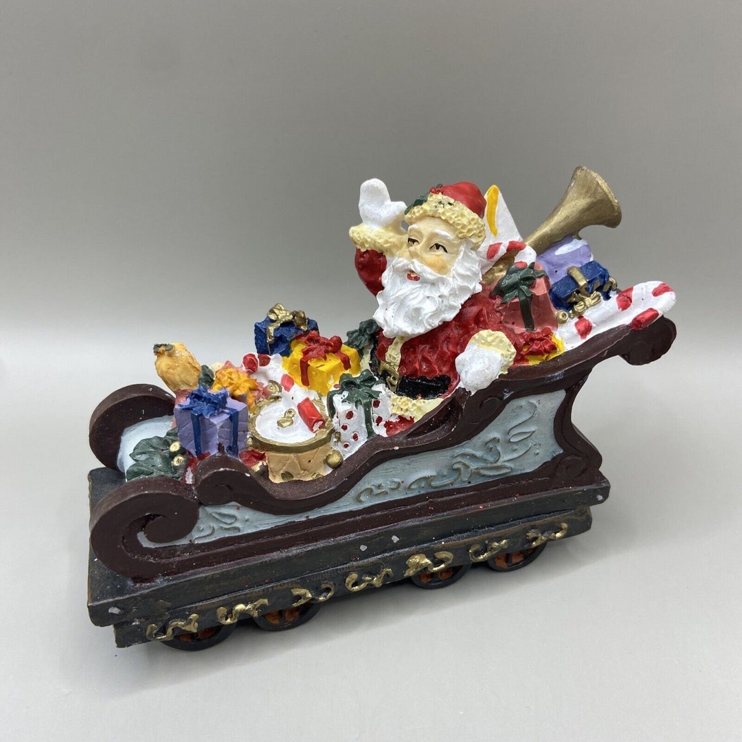 Vintage 1998 JC Penney Home Towne Express Santa's Gift Sleigh Christmas ...