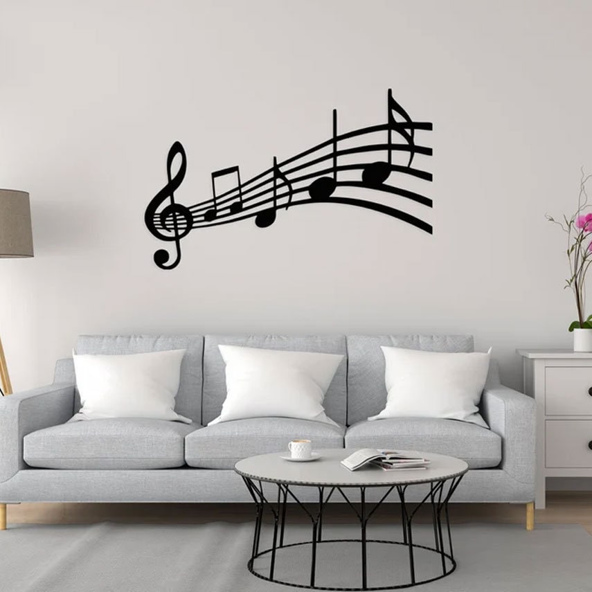 Music Notes Wall Art, Wooden Music Notes, Music Wall Decor, Music ...
