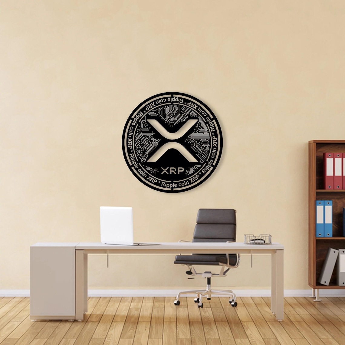 XRP Coin Ripple Coin Cryptocurrency Crypto Coin, XRP Coin, Metal Wall ...