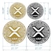 XRP Coin Ripple Coin Cryptocurrency Crypto Coin, XRP Coin, Metal Wall ...