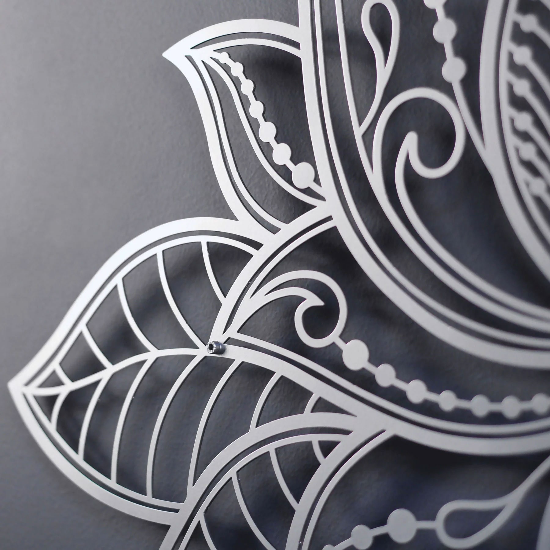 Mandala Lotus Metal Wall Art, Gold Lotus Wall Art, Mandala Wall Art ...