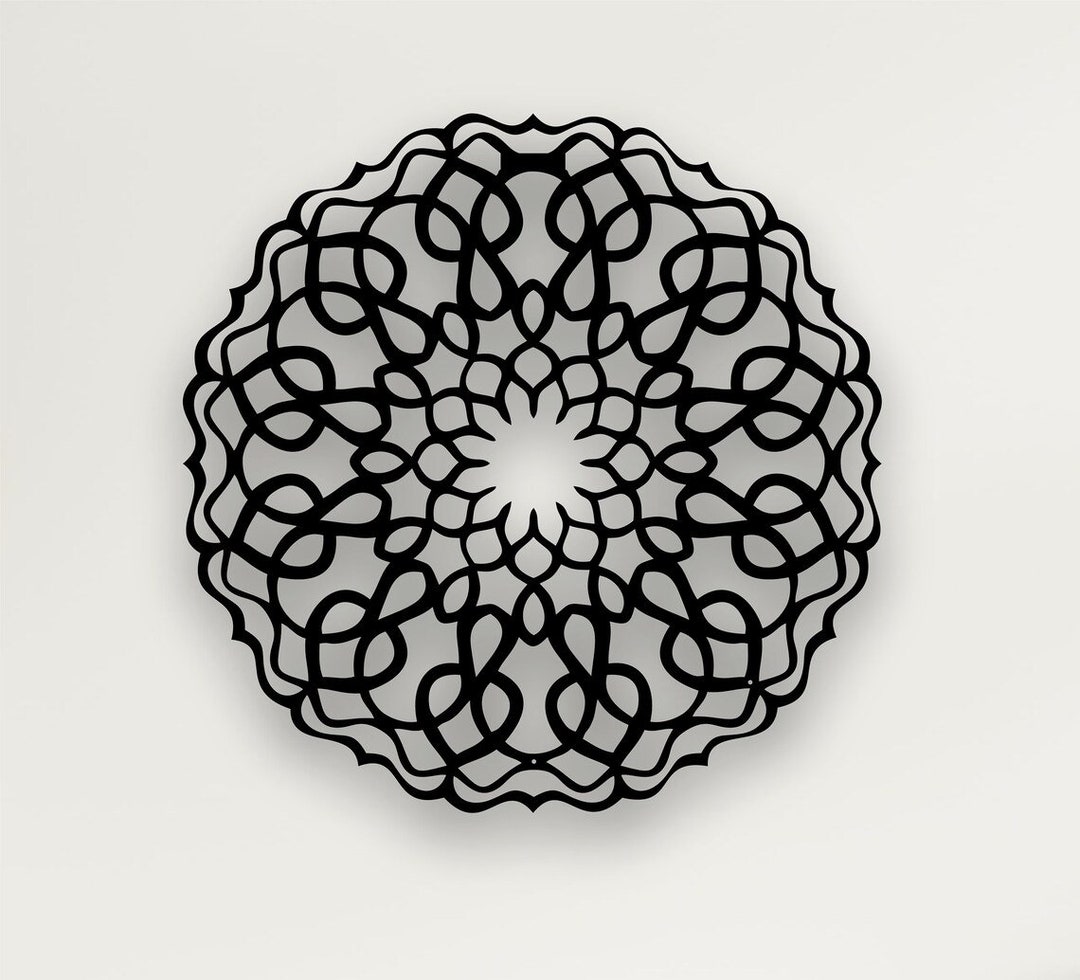 Metal Wall Art Mandala Decor, Metal Mandala Wall Art, Bohemian Art ...