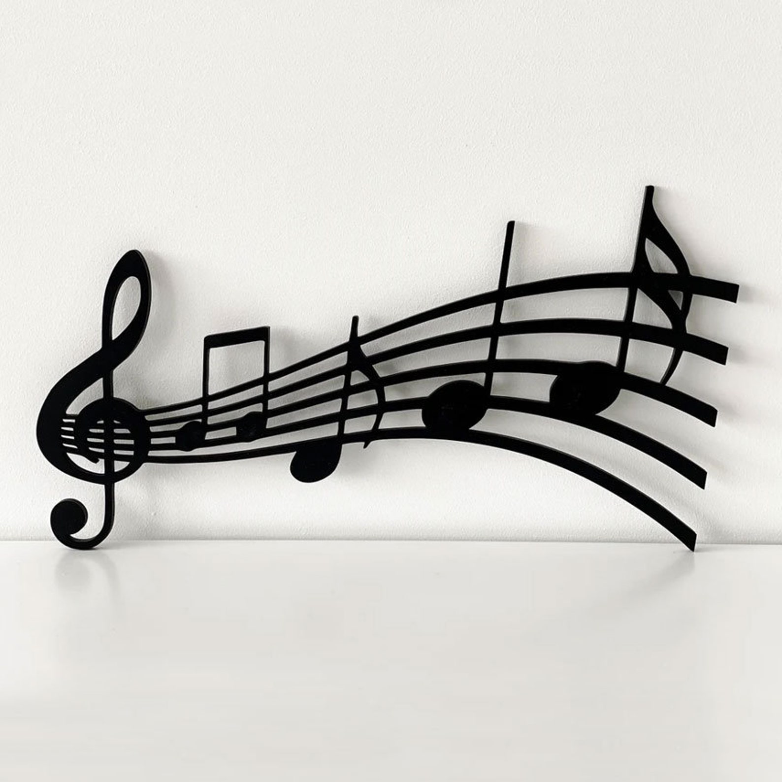 Music Notes Wall Art, Wooden Music Notes, Music Wall Decor, Music ...