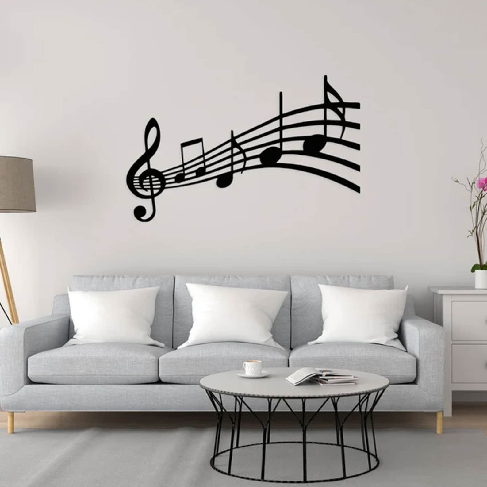 Music Notes Wall Art, Wooden Music Notes, Music Wall Decor, Music ...