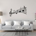 Music Notes Wall Art, Wooden Music Notes, Music Wall Decor, Music ...