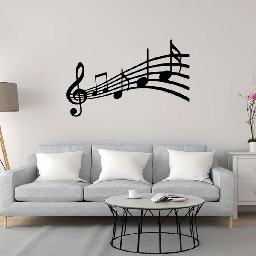 Music Notes Wall Art, Wooden Music Notes, Music Wall Decor, Music ...