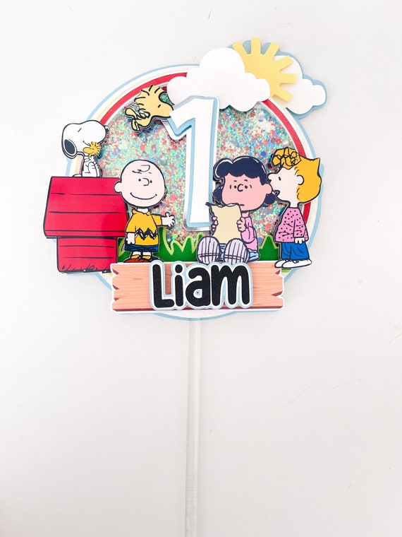 Snoopy Cake Toppersnoopy Cupcake Topper Snoopy - Etsy